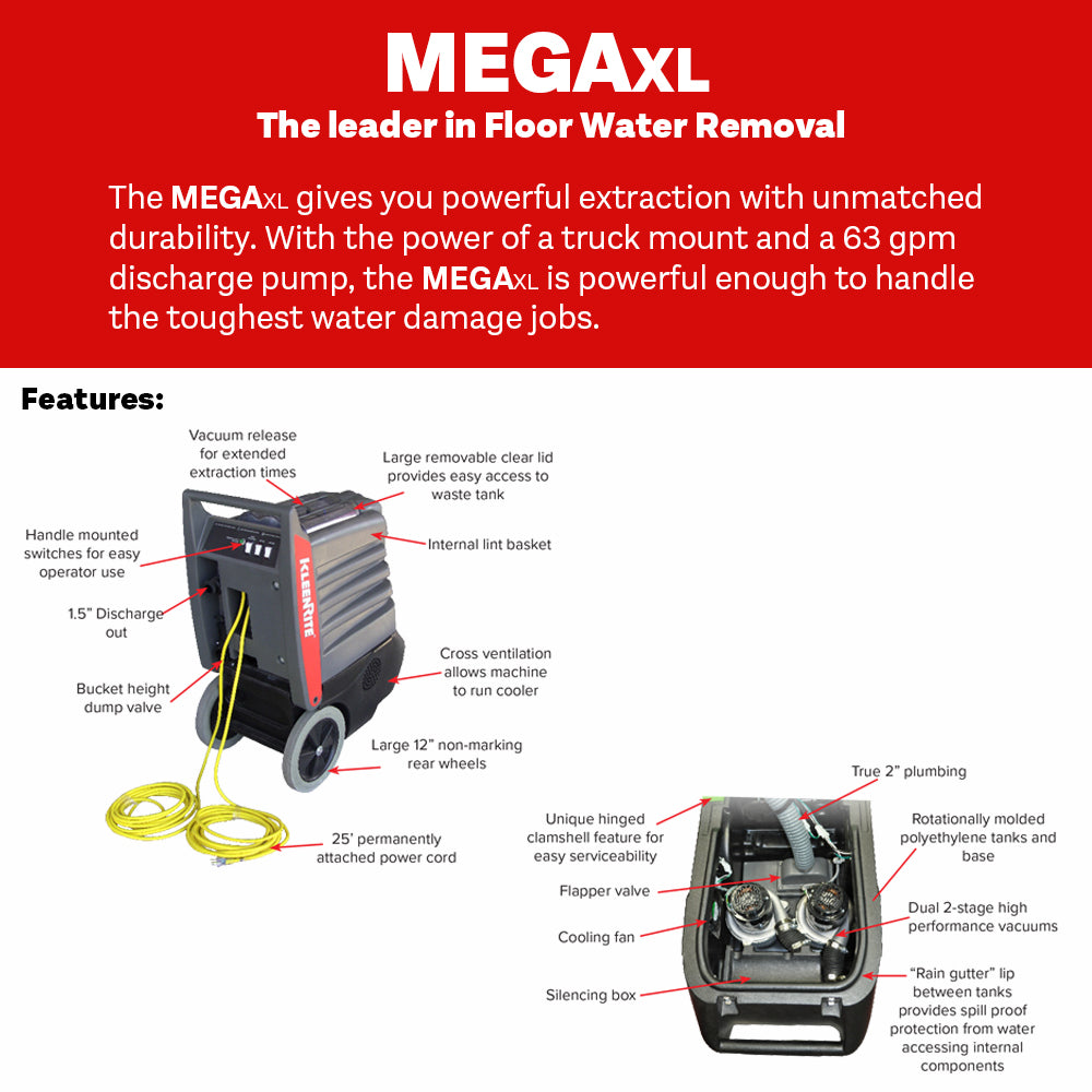 Mega XL Flood Extractor - DryMaster Systems
