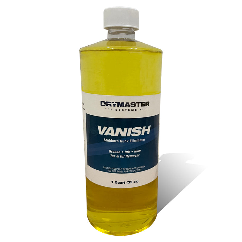 Vanish Grease, Ink, Tar & Oil Stain Remover - DryMaster Systems
