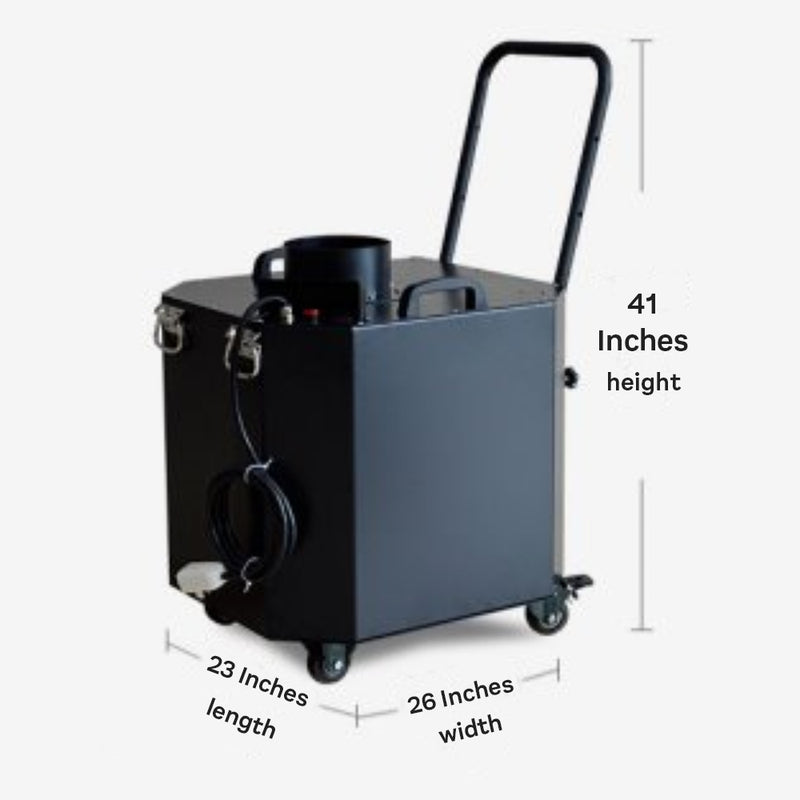 HVAC Negative Air Duct Cleaning Equipment - Powerful Vacuum - DryMaster ...